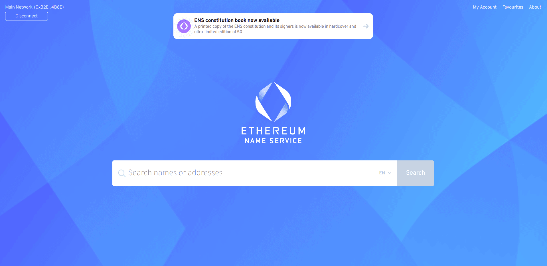 Ethereum Name Service (ENS)